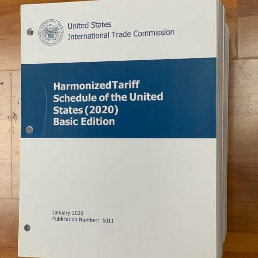 THE HARMONIZED TARIFF SCHEDULE OF UNITED STATES 2023 Basic Version THE HARMONIZED TARIFF SCHEDULE OF UNITED STATES 2023 Basic Version