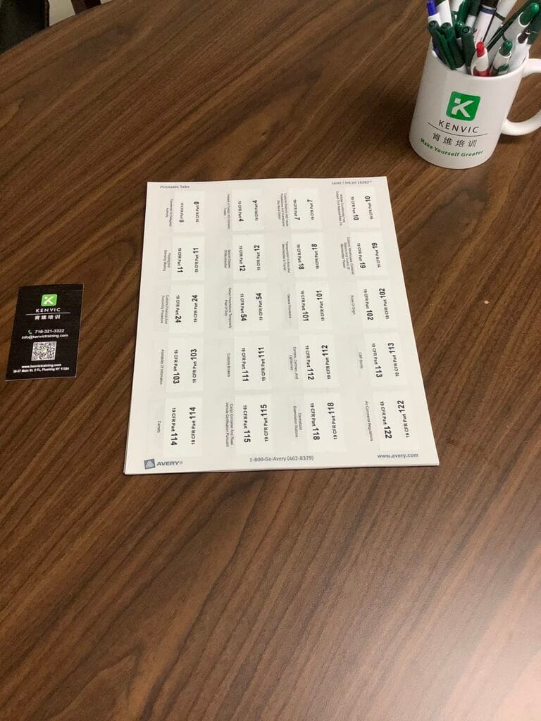 Pre-Printed Self-adhesive Tabs for HTS and CFR Title 19 - Kenvic - Fast ...